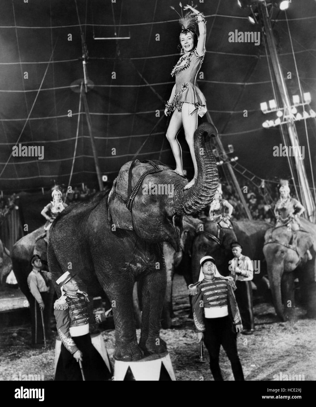 THE GREATEST SHOW ON EARTH, Gloria Grahame (top), Lyle Bettger ...