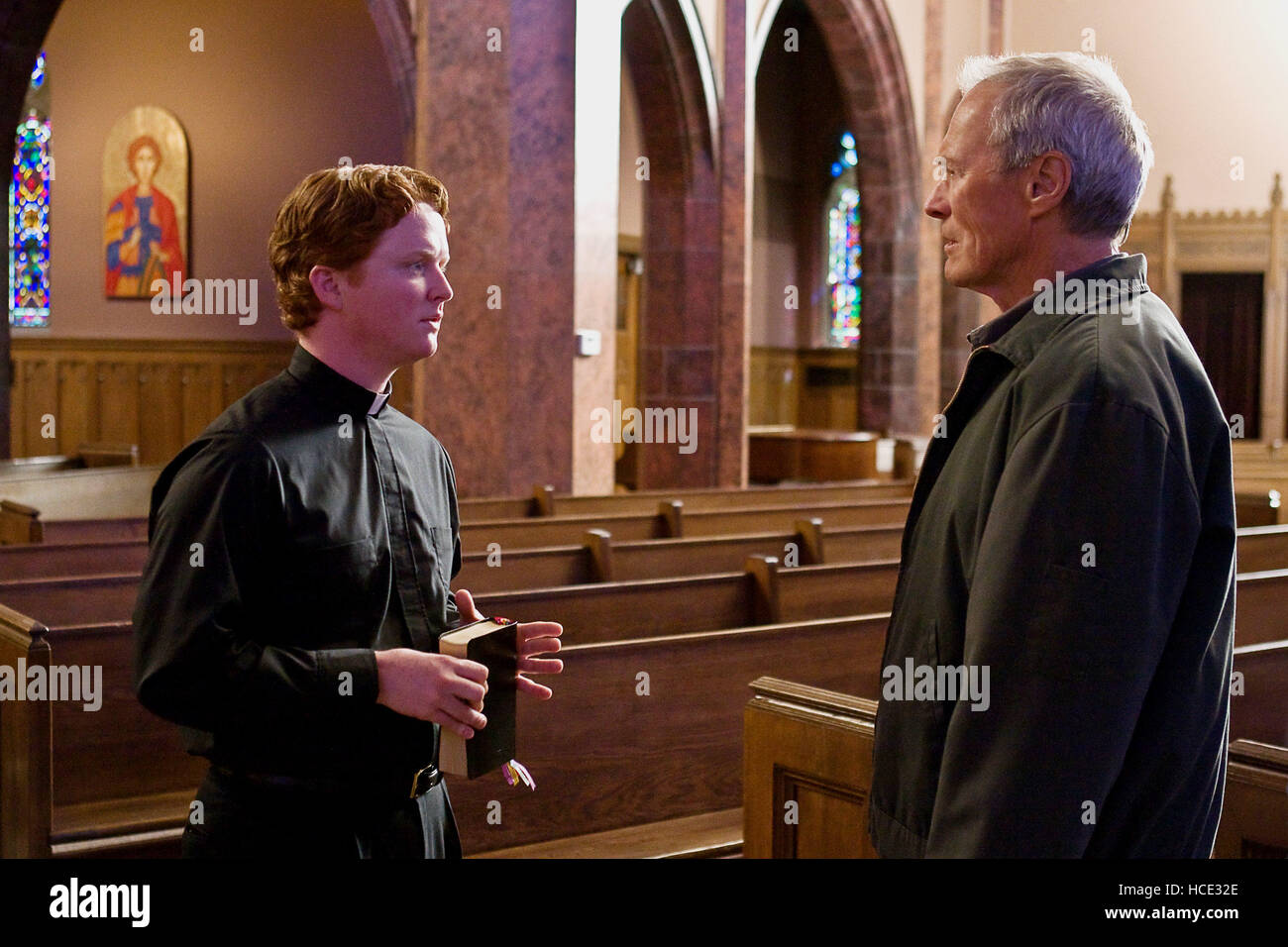 GRAN TORINO, from left: Christopher Carley, Clint Eastwood, 2008 ...