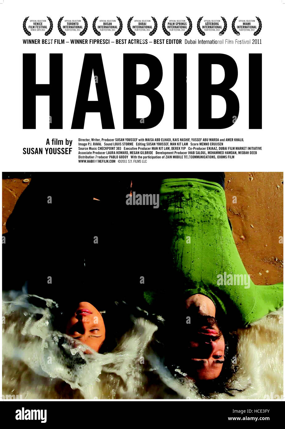 HABIBI RASAK KHARBAN, (aka HABIBI), International poster art, from left ...