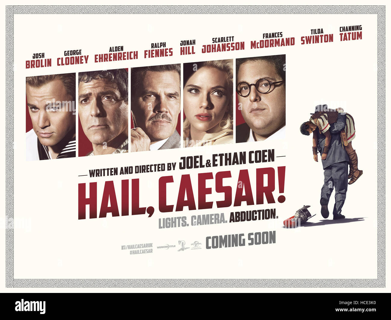HAIL, CAESAR!, British advance poster, from left: Channing Tatum ...