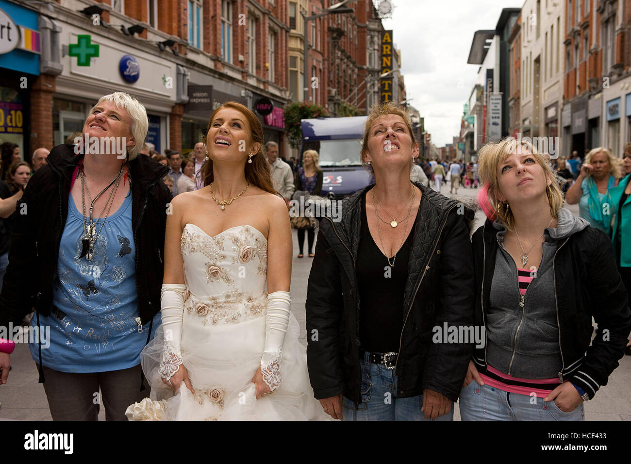 HAPPY EVER AFTERS, from left: Linda Gough, Jade Yourell, Ger Ryan ...