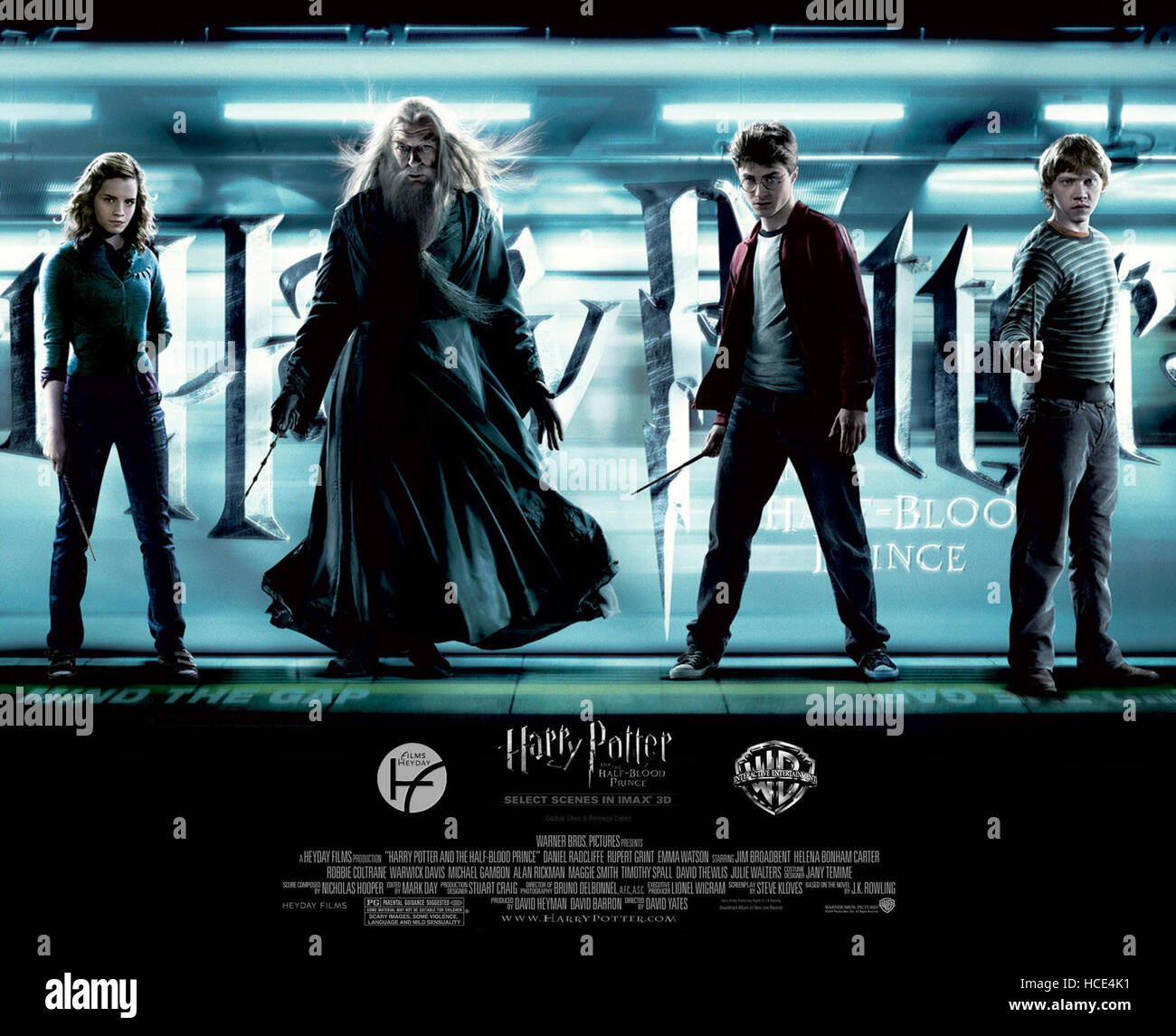 HARRY POTTER AND THE HALF-BLOOD PRINCE, from left: Emma Watson, Michael ...