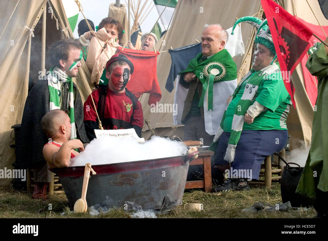 HARRY POTTER AND THE GOBLET OF FIRE, fans of the Irish and Bulgarian ...