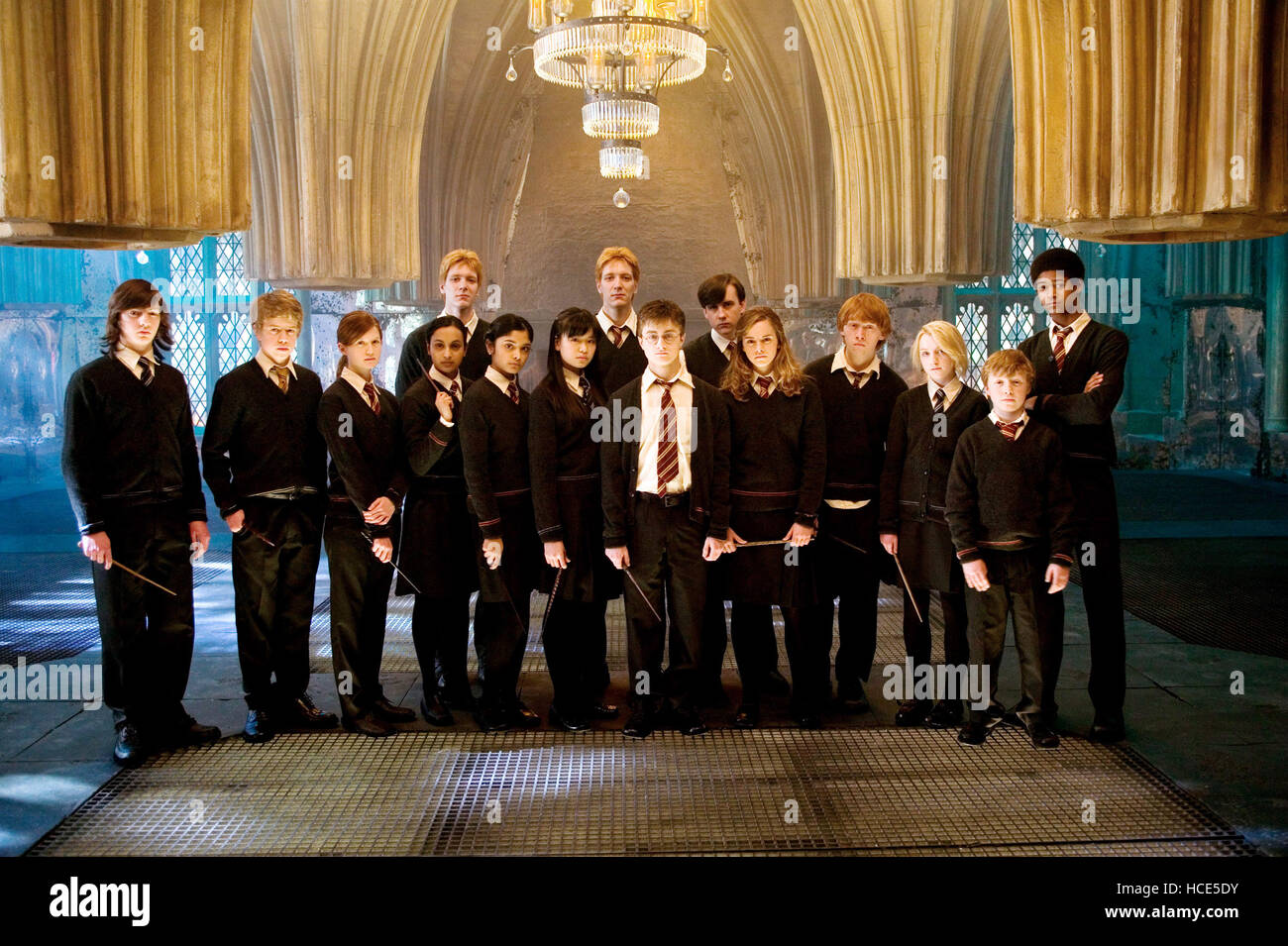 HARRY POTTER AND THE ORDER OF THE PHOENIX, Daniel Radcliffe (center ...