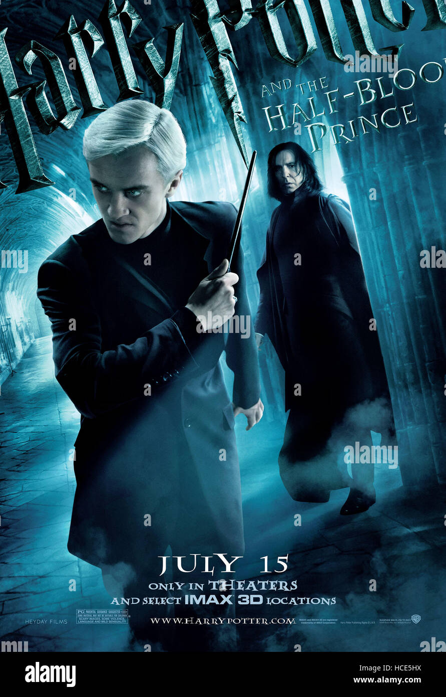 HARRY POTTER AND THE HALF-BLOOD PRINCE, from left: Tom Felton, Alan ...