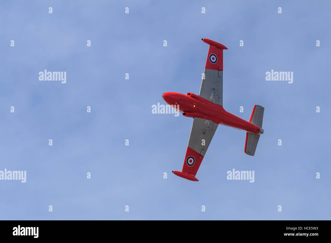 BAC Jet Provost T5, XW324, old fast jet trainer performing at the ...