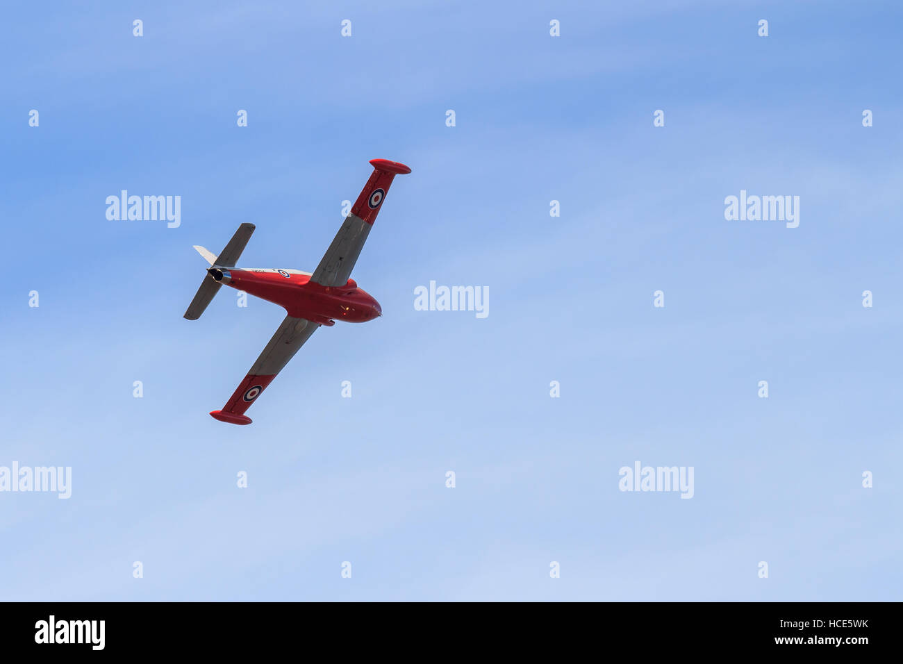 BAC Jet Provost T5, XW324, old fast jet trainer performing at the ...