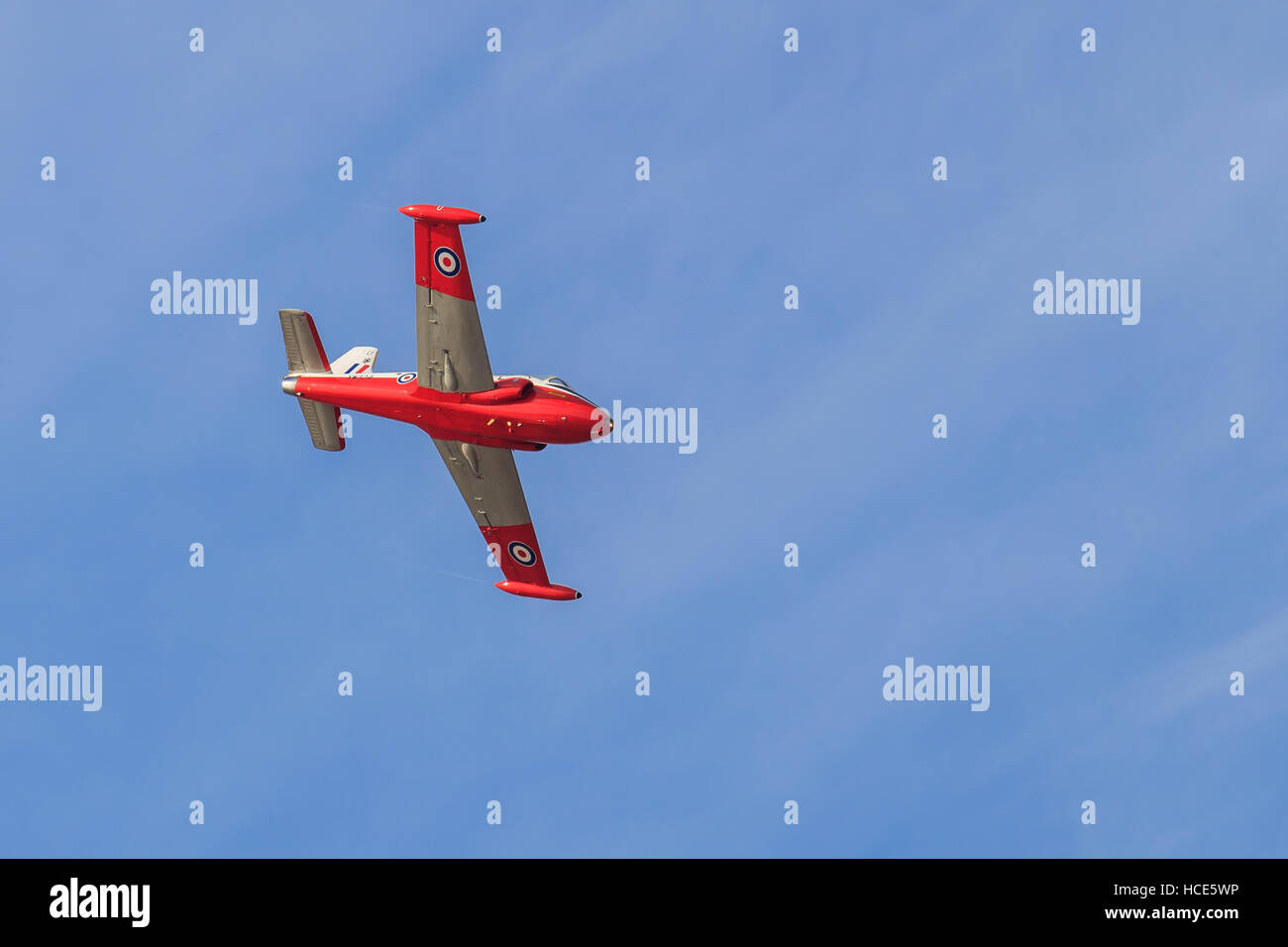 BAC Jet Provost T5, XW324, old fast jet trainer performing at the ...