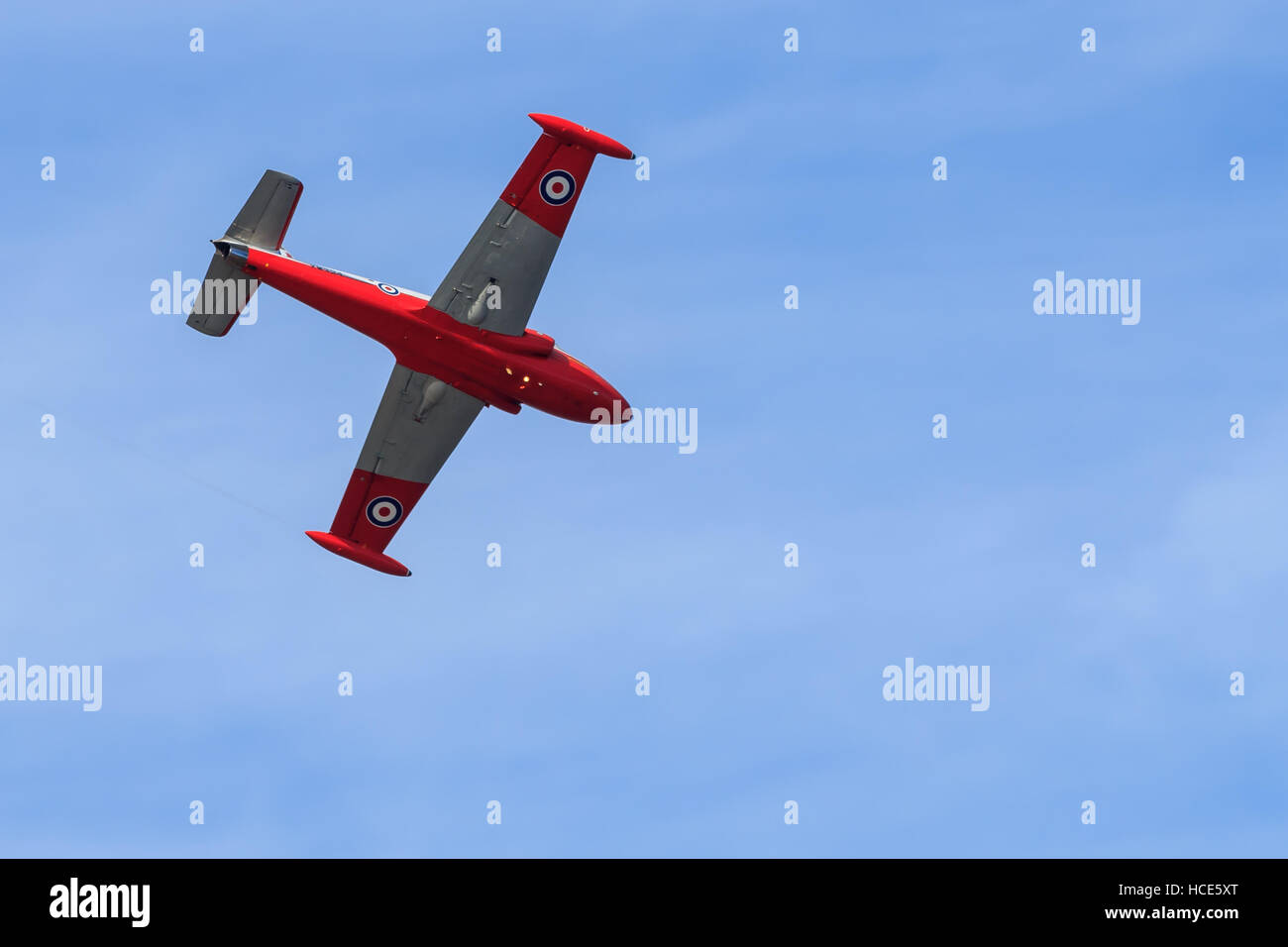 BAC Jet Provost T5, XW324, old fast jet trainer performing at the ...