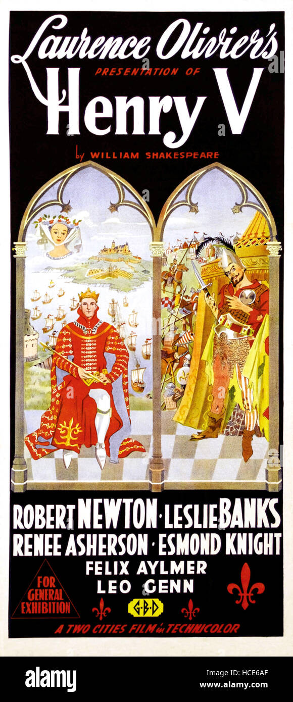 HENRY V, (Australian poster art), 1944 Stock Photo - Alamy