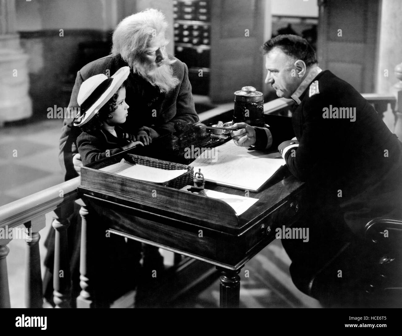 HEIDI, from left, Shirley Temple, Jean Hersholt, Sig Ruman, 1937, TM ...