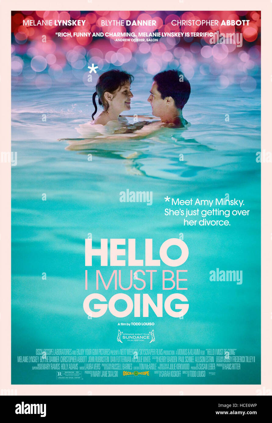 HELLO I MUST BE GOING, US poster art, from left: Melanie Lynskey ...
