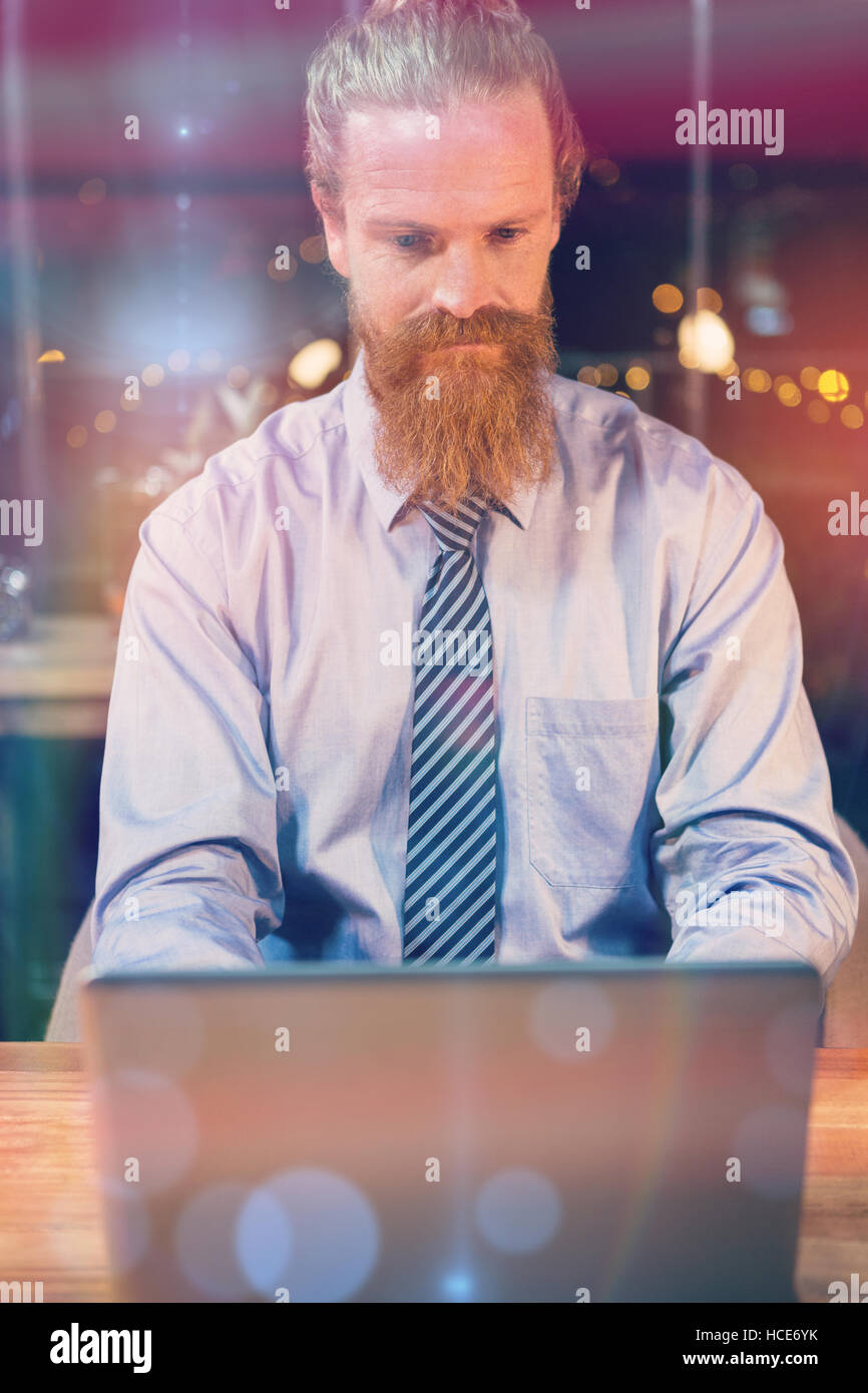 Attentive male executive using hi-res stock photography and images - Alamy