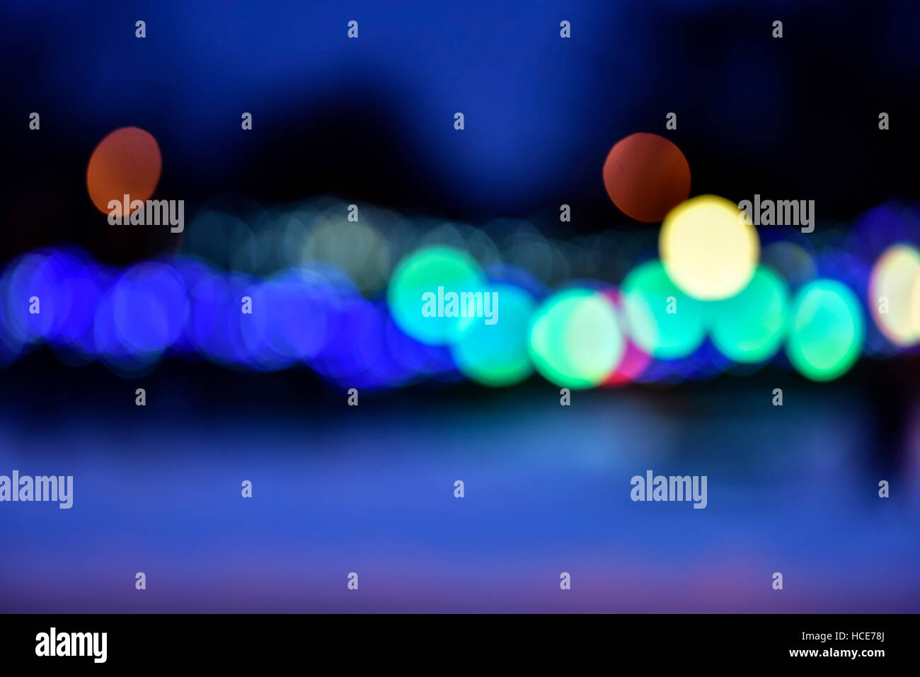 Abstract city lights background hi-res stock photography and images - Alamy