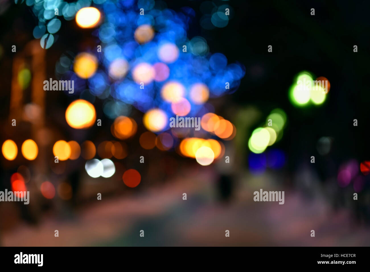 Abstract city lights background hi-res stock photography and images - Alamy