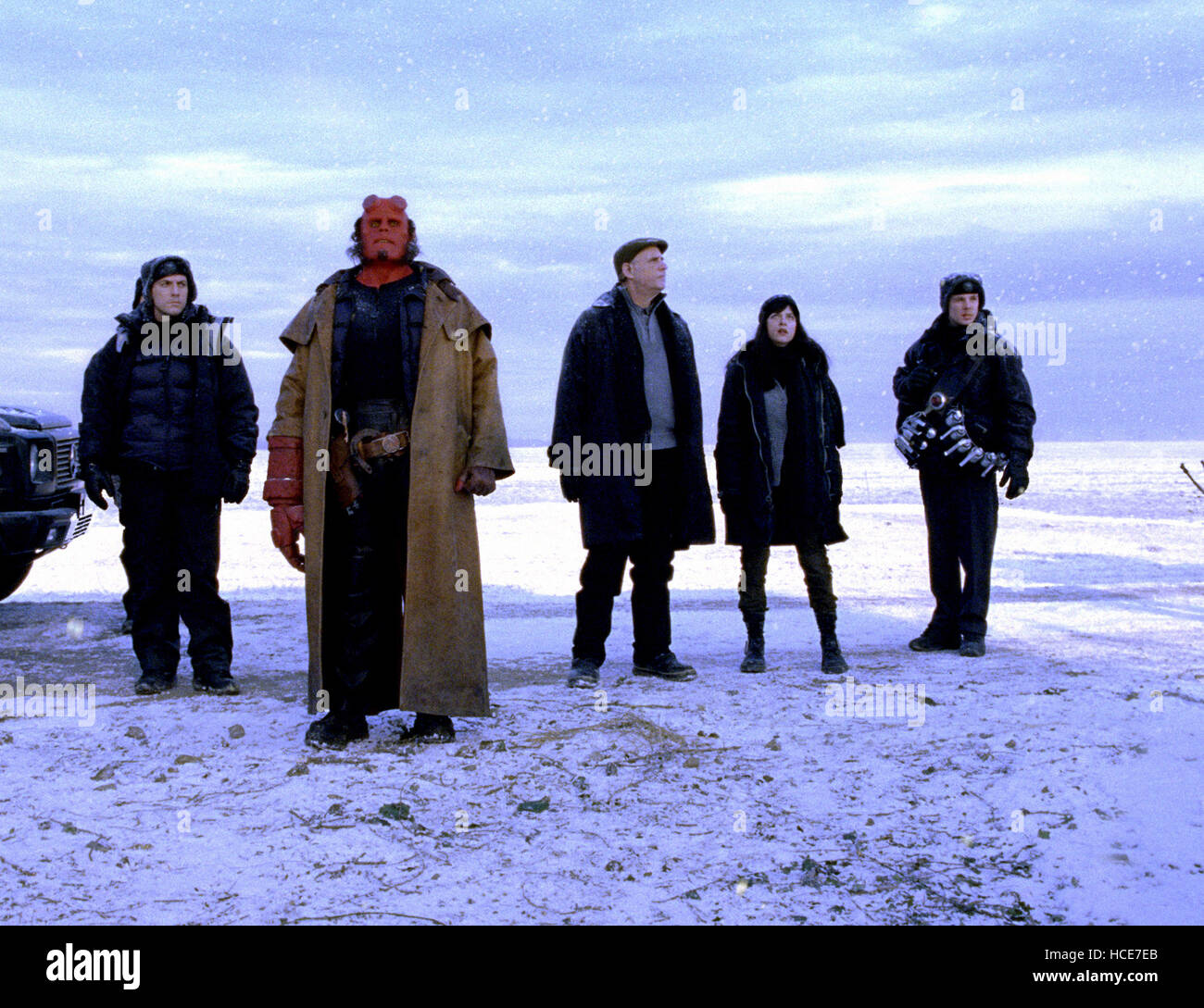 HELLBOY, Corey Johnson, Ron Perlman, Jeffrey Tambor, Selma Blair ...