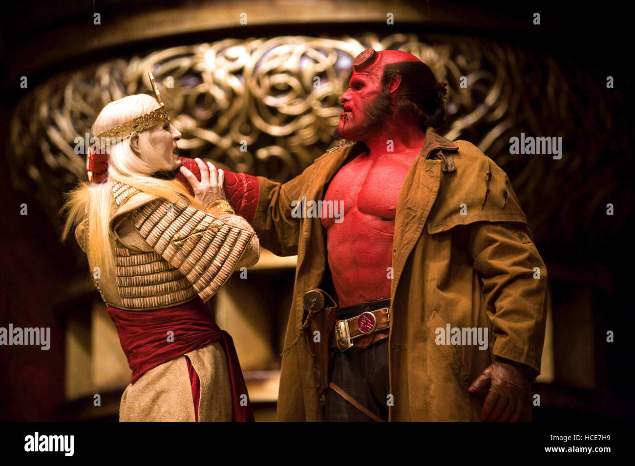HELLBOY II: THE GOLDEN ARMY, (aka HELLBOY 2), from left: Luke Goss, Ron Perlman, 2008 ...