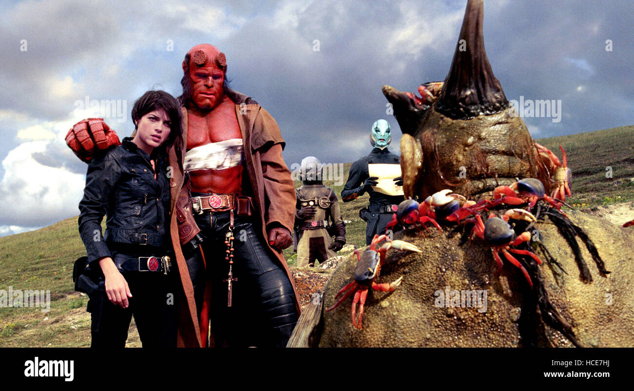 HELLBOY II: THE GOLDEN ARMY, (aka HELLBOY 2), Selma Blair (left), Ron ... HELLBOY II: THE GOLDEN ARMY, (aka HELLBOY 2), Selma Blair (left), Ron ...