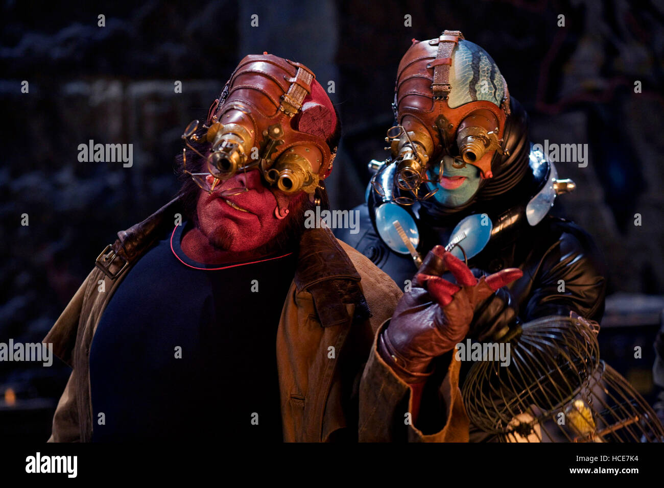 HELLBOY II: THE GOLDEN ARMY, (aka HELLBOY 2), from left: Ron Perlman ...