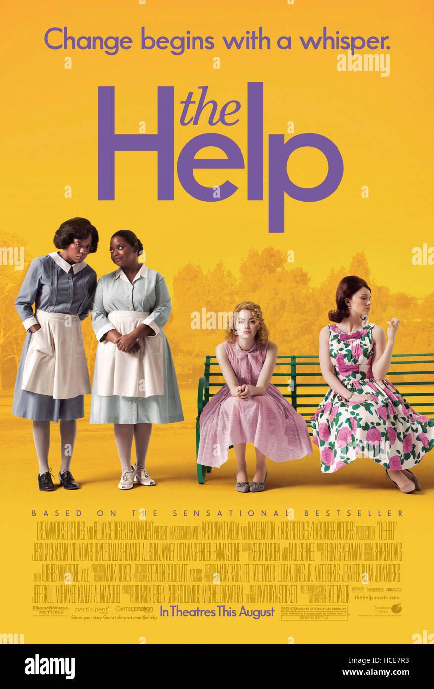 THE HELP, US poster art, from left: Viola Davis, Octavia Spencer, Emma ...