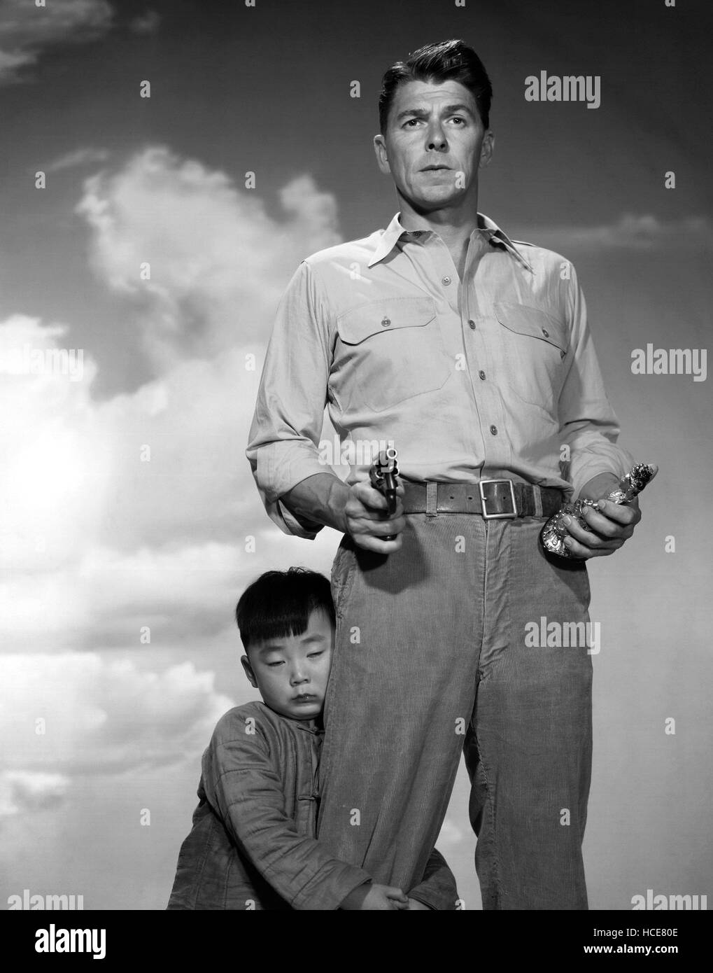HONG KONG, from left: Danny Chang, Ronald Reagan, 1952 Stock Photo - Alamy