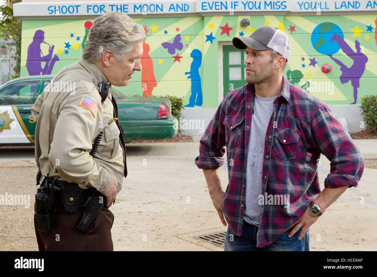 HOMEFRONT, from left: Clancy Brown, Jason Statham, 2013. ph: Justin ...