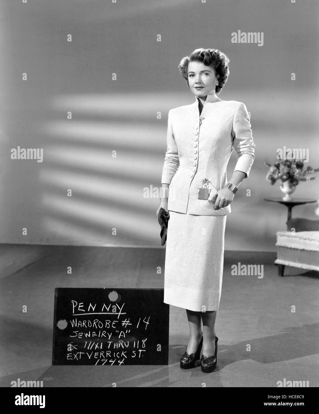 HOMECOMING, Anne Baxter wardrobe test, September 24th, 1947, movie ...