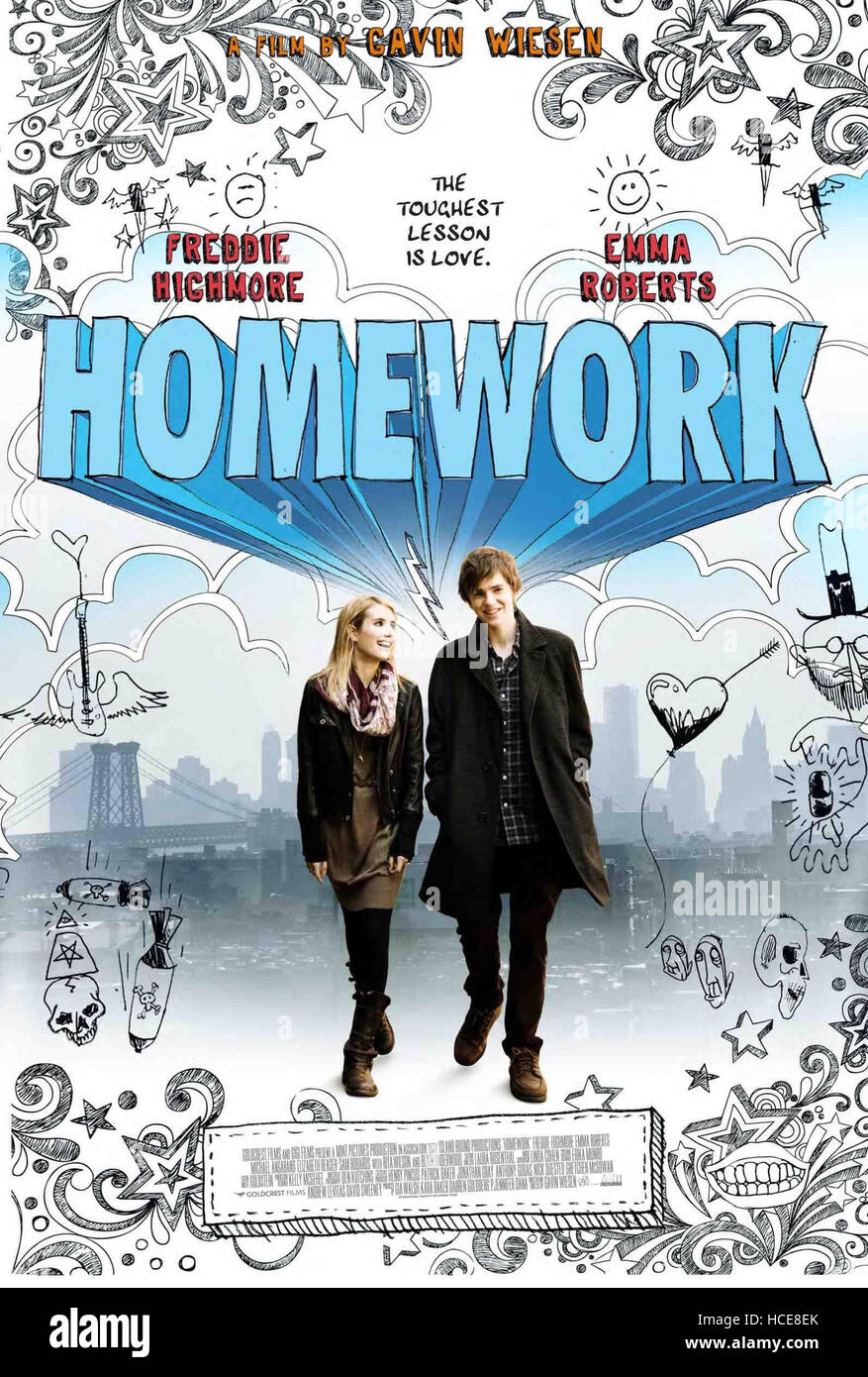 THE ART OF GETTING BY, (aka HOMEWORK), from left: Emma Roberts, Freddie ...