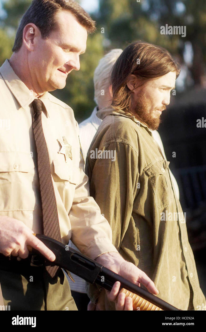 HOUSE OF MANSON, from left: Dean England, Ryan Kiser, as Charles Manson ...