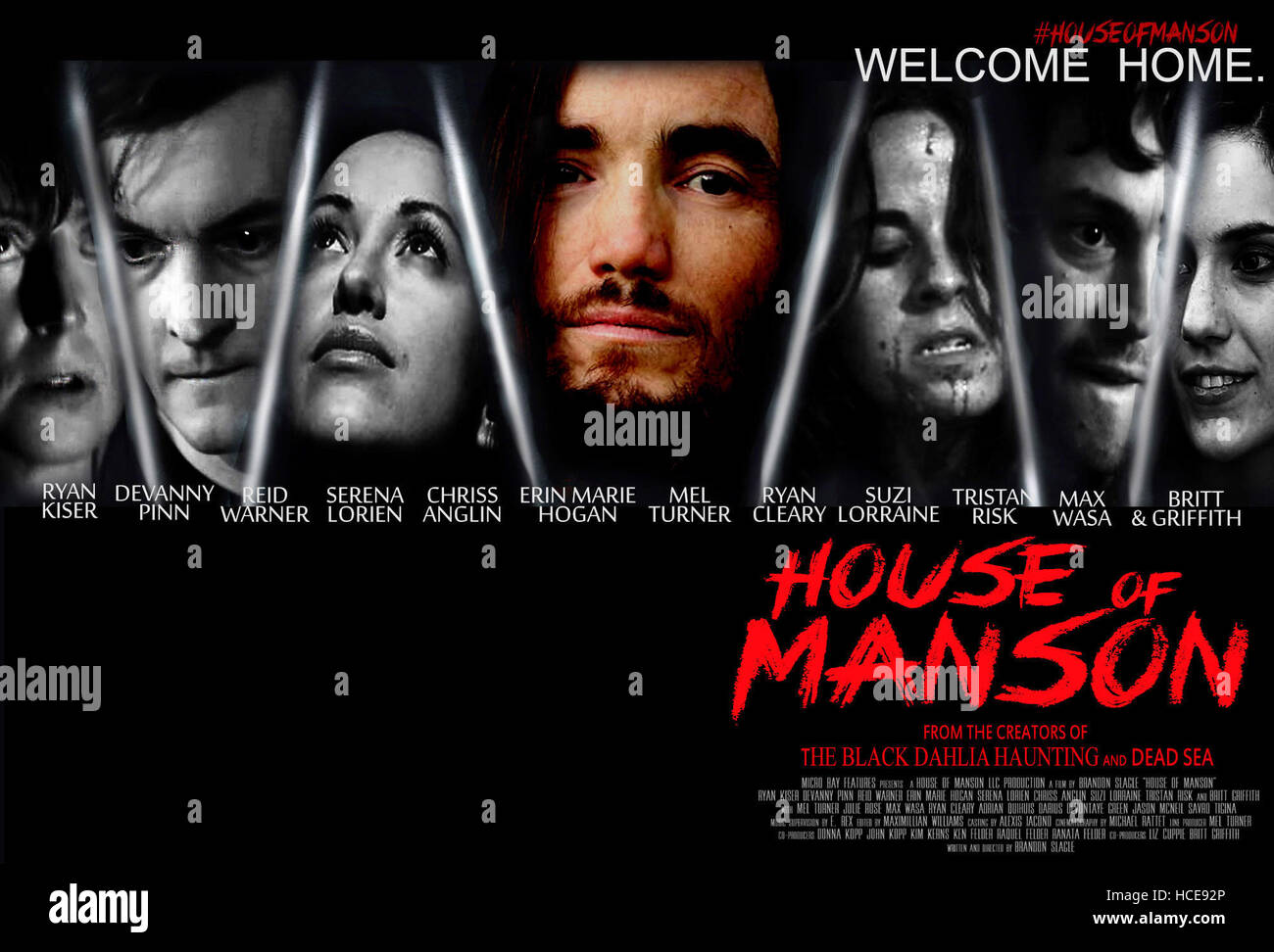 HOUSE OF MANSON, poster, from left: Mel Turner, as Lynette 'Squeaky ...