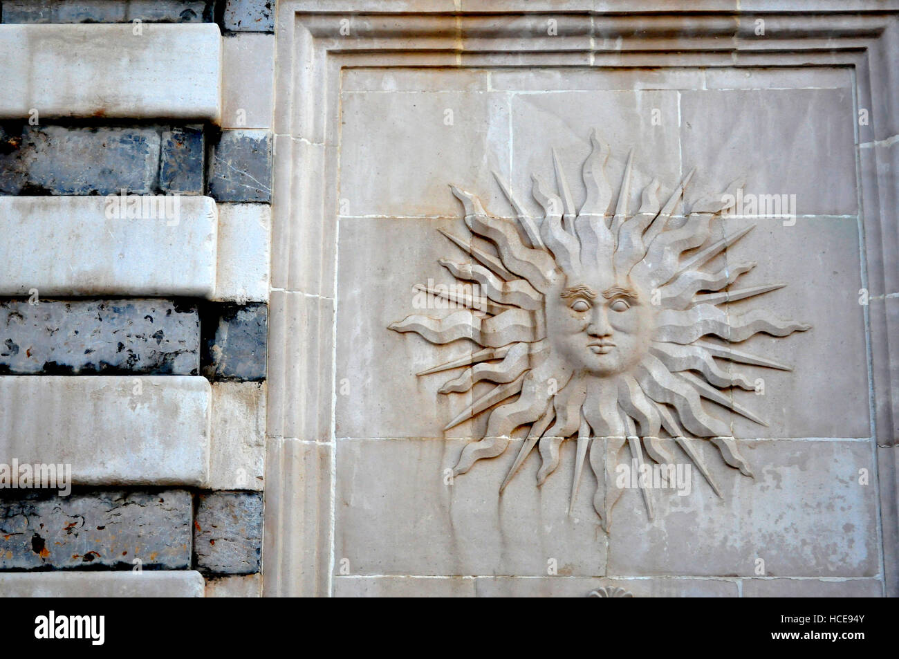 sun sculpted in marble Stock Photo - Alamy
