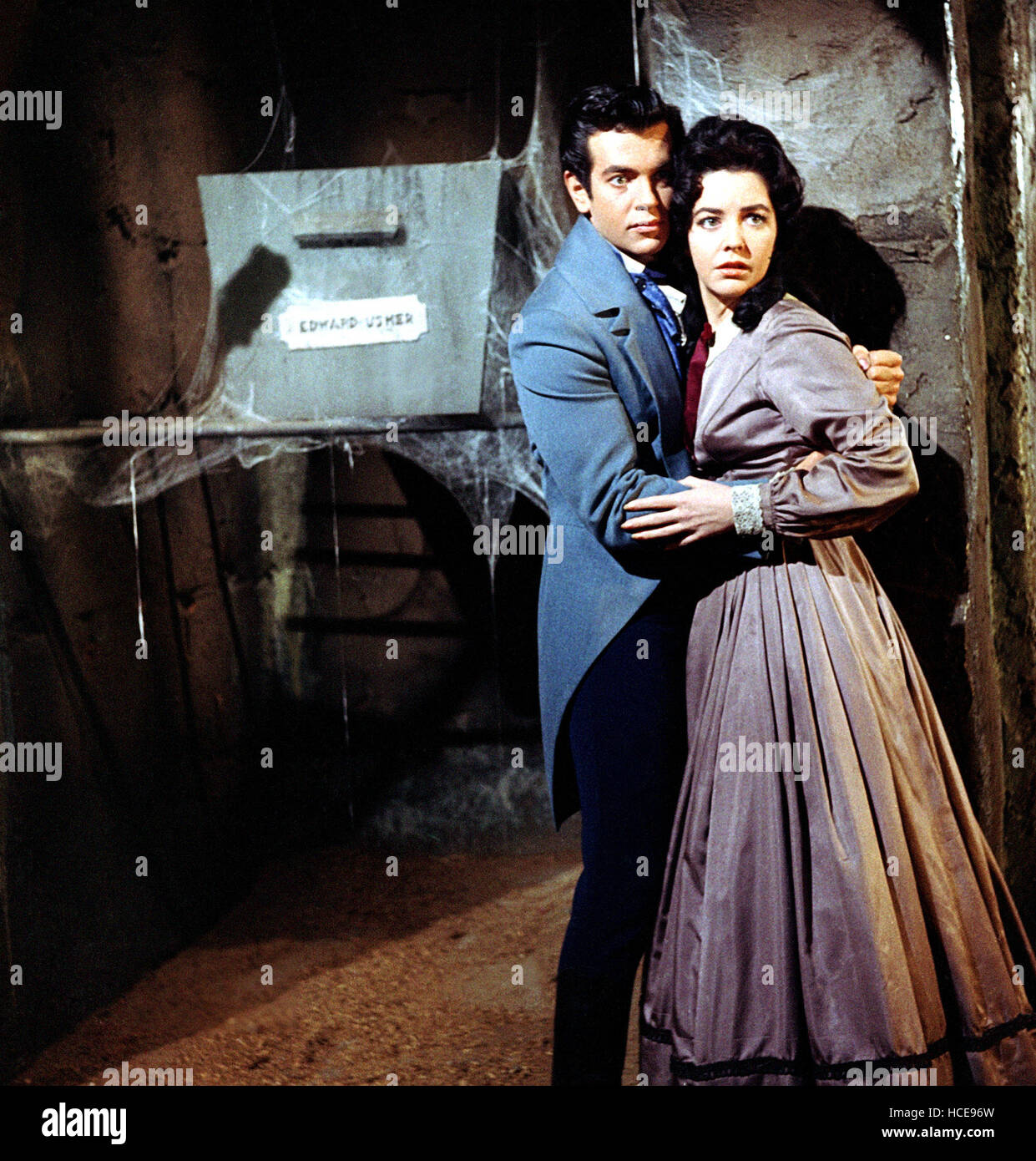 HOUSE OF USHER, Mark Damon, Myrna Fahey, 1960 Stock Photo - Alamy