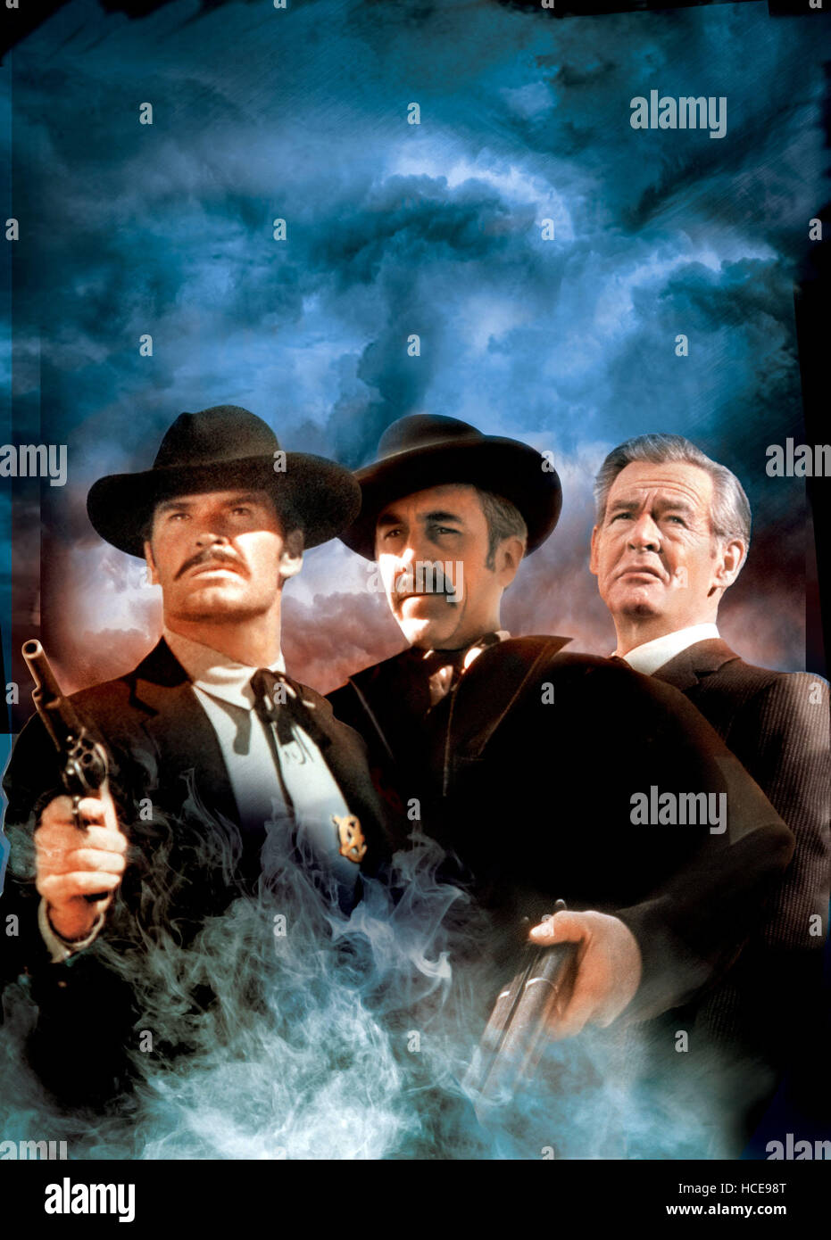 HOUR OF THE GUN, James Garner, Jason Robards, Robert Ryan, 1967 Stock ...