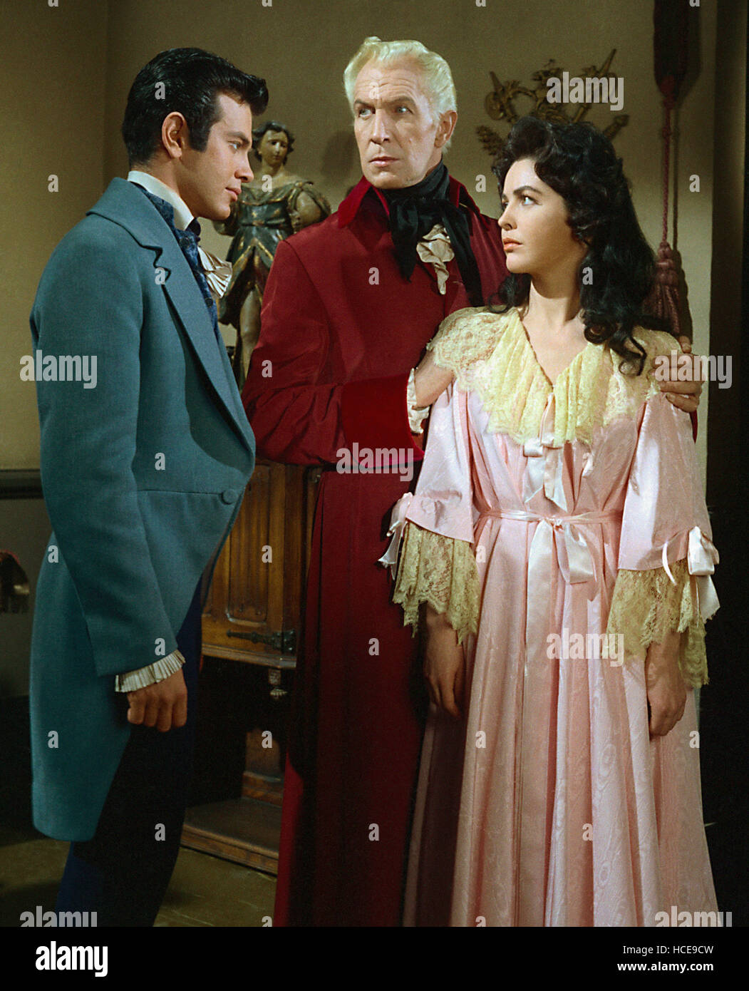 HOUSE OF USHER, Mark Damon, Vincent Price, Myrna Fahey, 1960 Stock ...