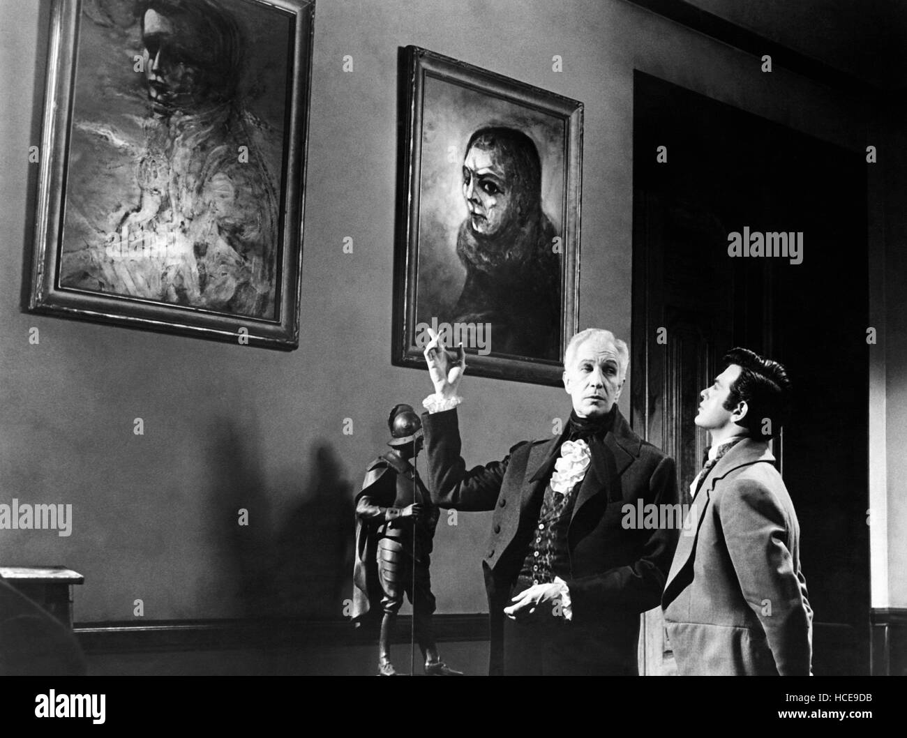 HOUSE OF USHER, Vincent Price, Mark Damon, 1960 Stock Photo - Alamy