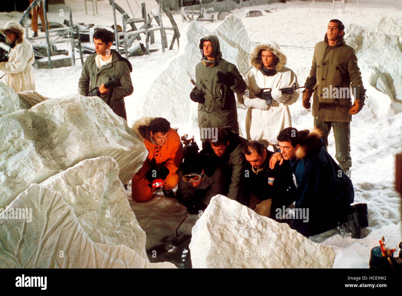 ICE STATION ZEBRA, kneeling third, fourth and fifth from left: Tony ...