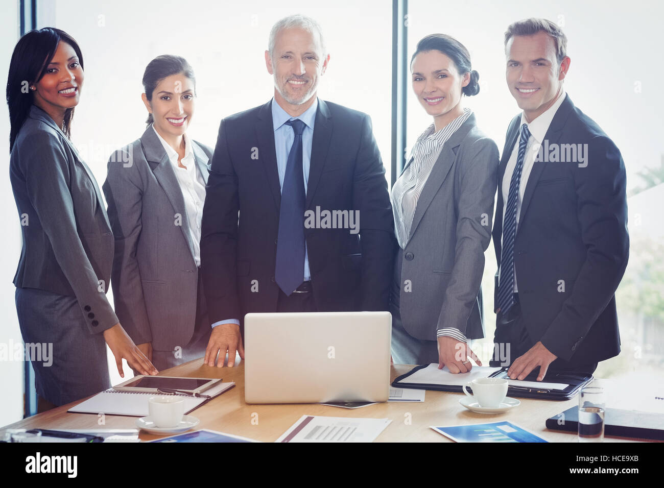 Leadership portrait smiling standing hi-res stock photography and ...