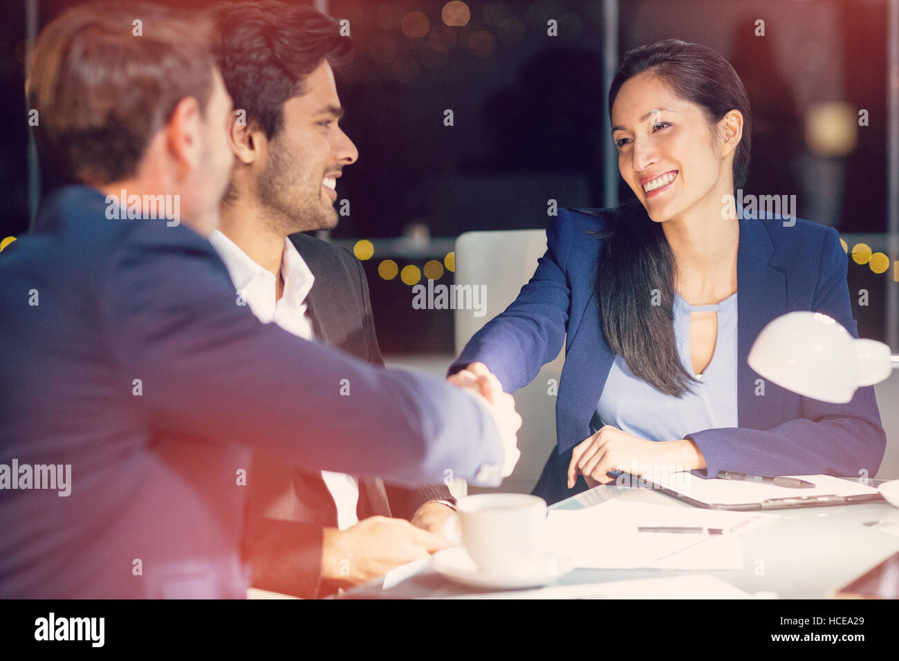 Hands businessman reading agreement hi-res stock photography and images ...