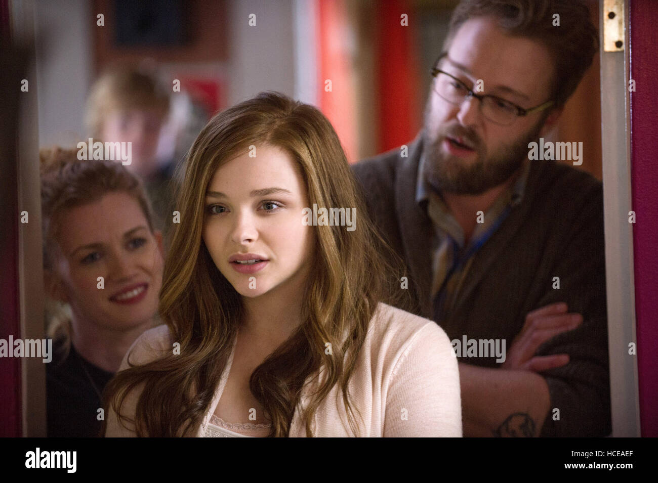 IF I STAY, from left: Mireille Enos, Chloe Grace Moretz, Joshua Leonard ...