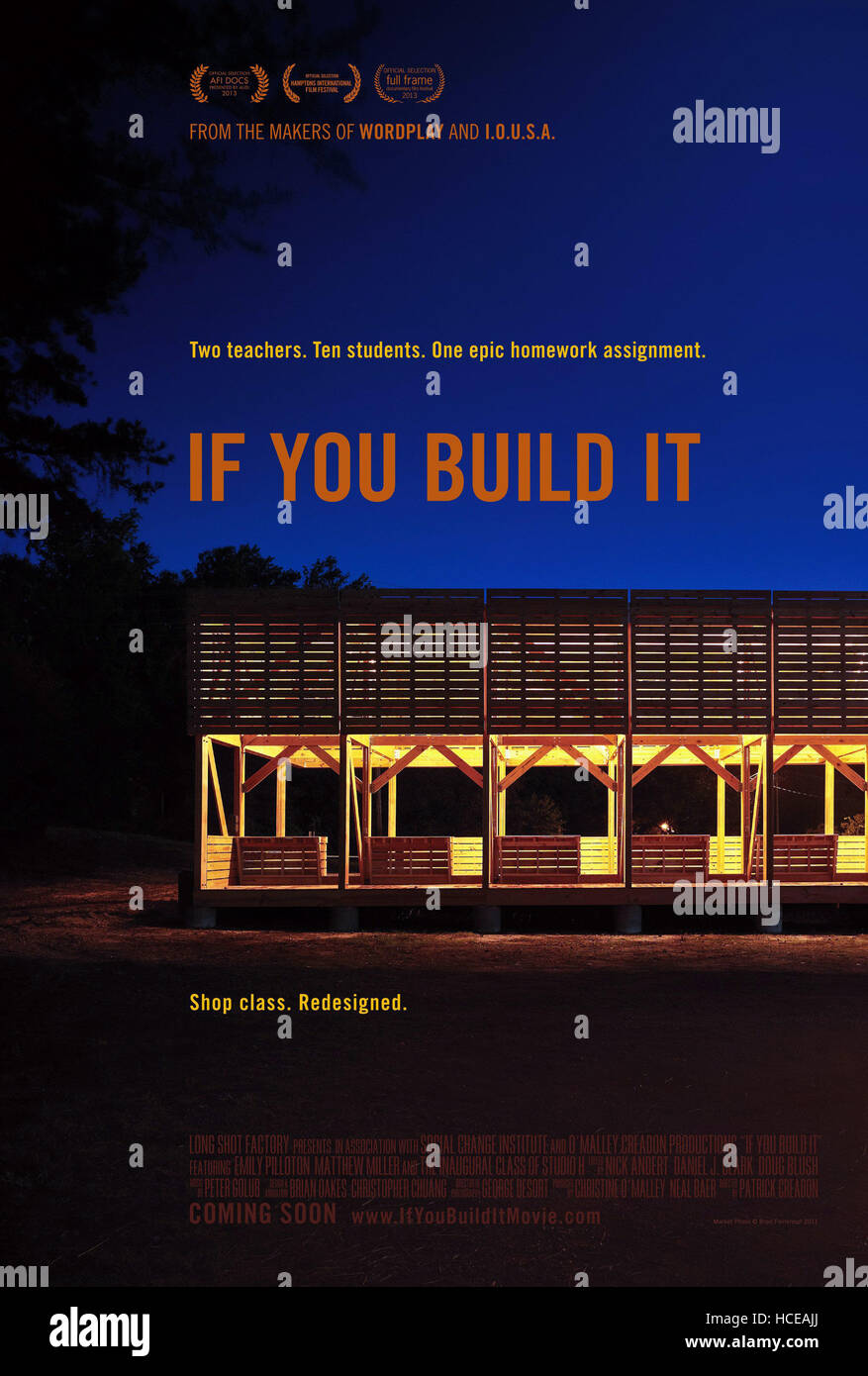 IF YOU BUILD IT, poster art, 2013. ©Long Shot Factory/Courtesy Everett ...