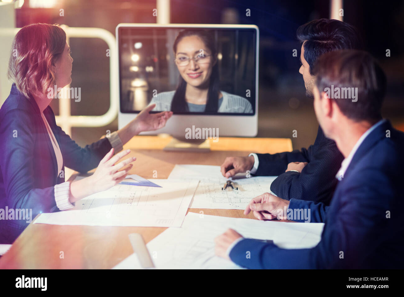 Video conference hi-res stock photography and images - Alamy