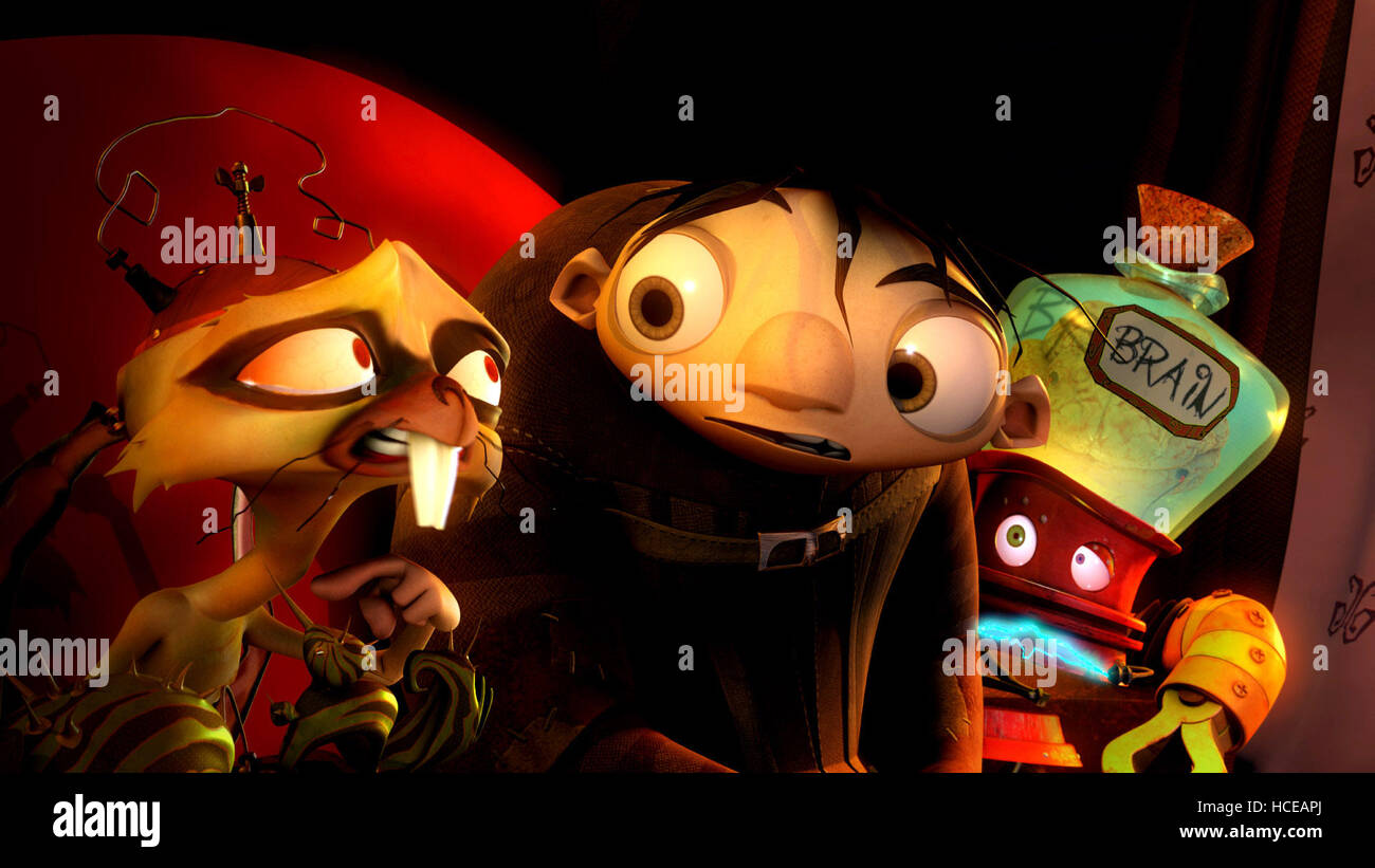 IGOR, from left: Scamper (voice: Steve Buscemi), Igor (voice: John ...