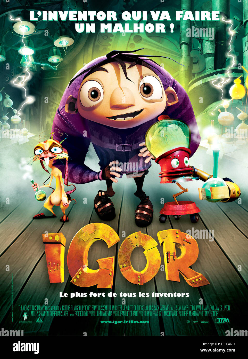 Igor French Poster Art From Left Scamper Voice Steve Buscemi Igor Voice John Cusack
