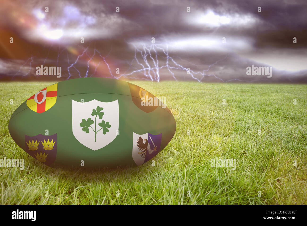 Ireland rugby ball hi-res stock photography and images - Alamy