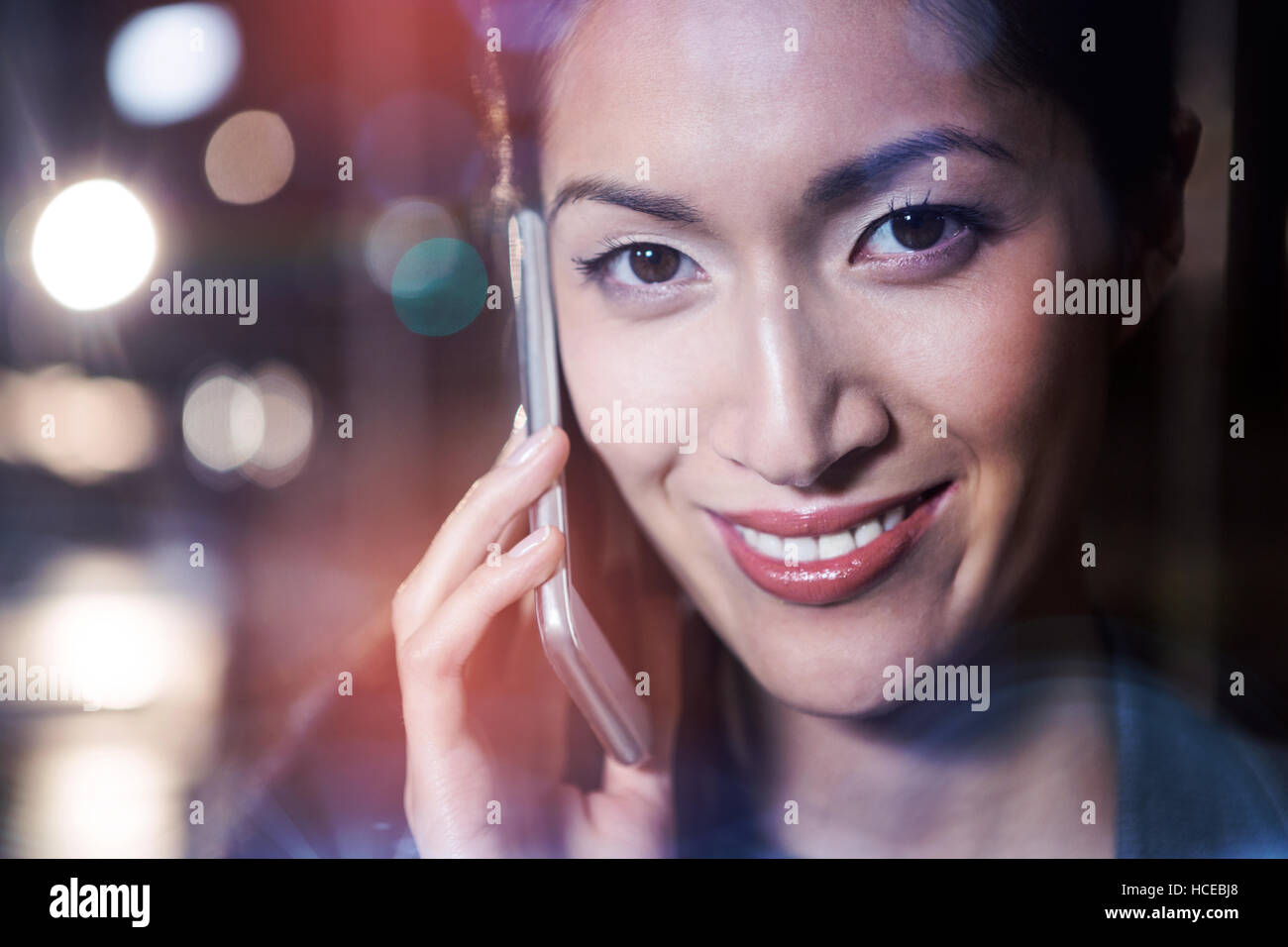 Chinese talking mobile phone hi-res stock photography and images - Alamy