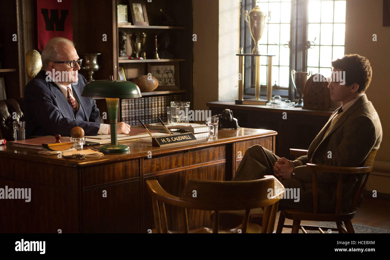 INDIGNATION, from left: Tracy Letts, Logan Lerman, 2016. ph: Alison ...
