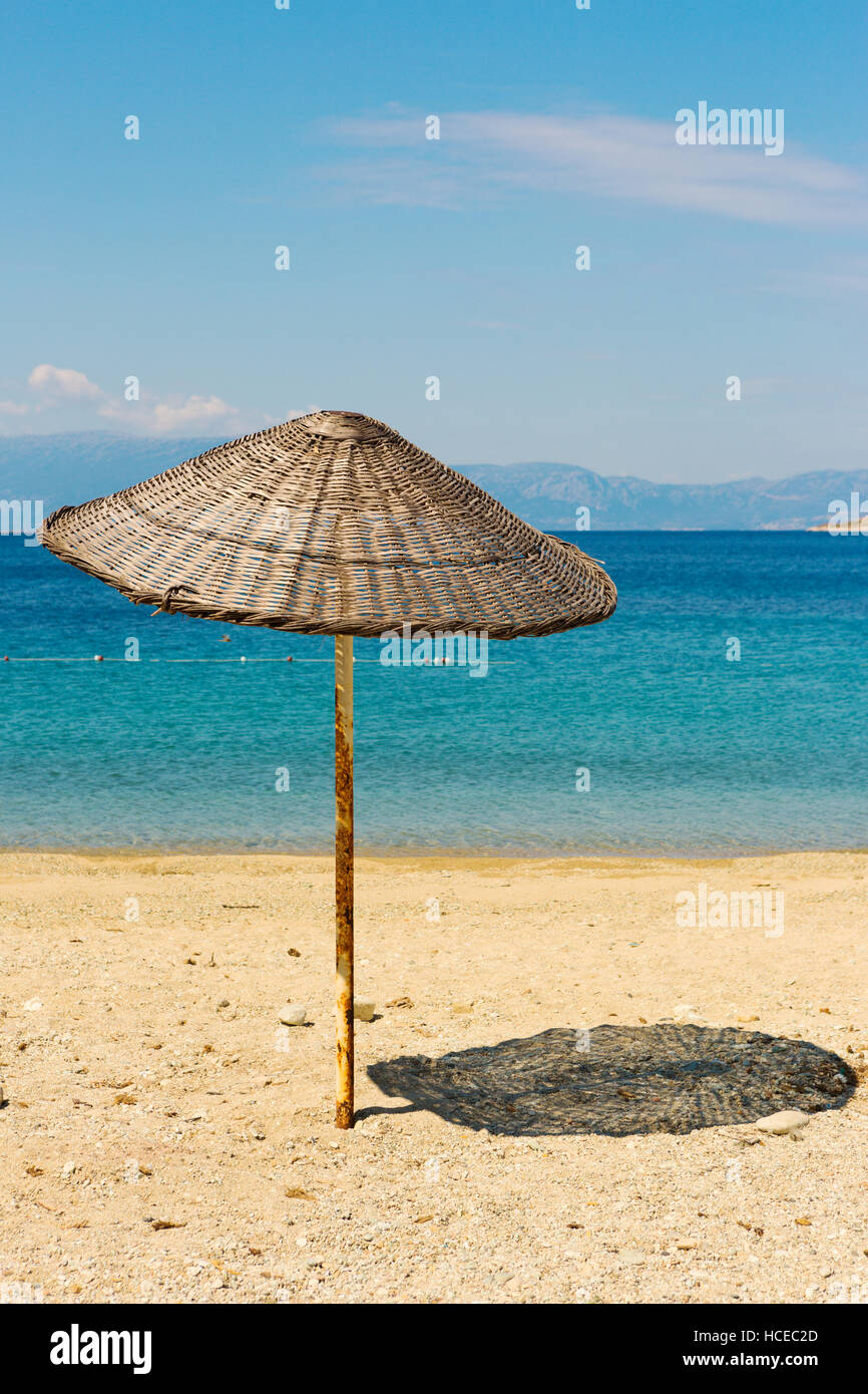 Mediterranean umbrella hi-res stock photography and images - Alamy