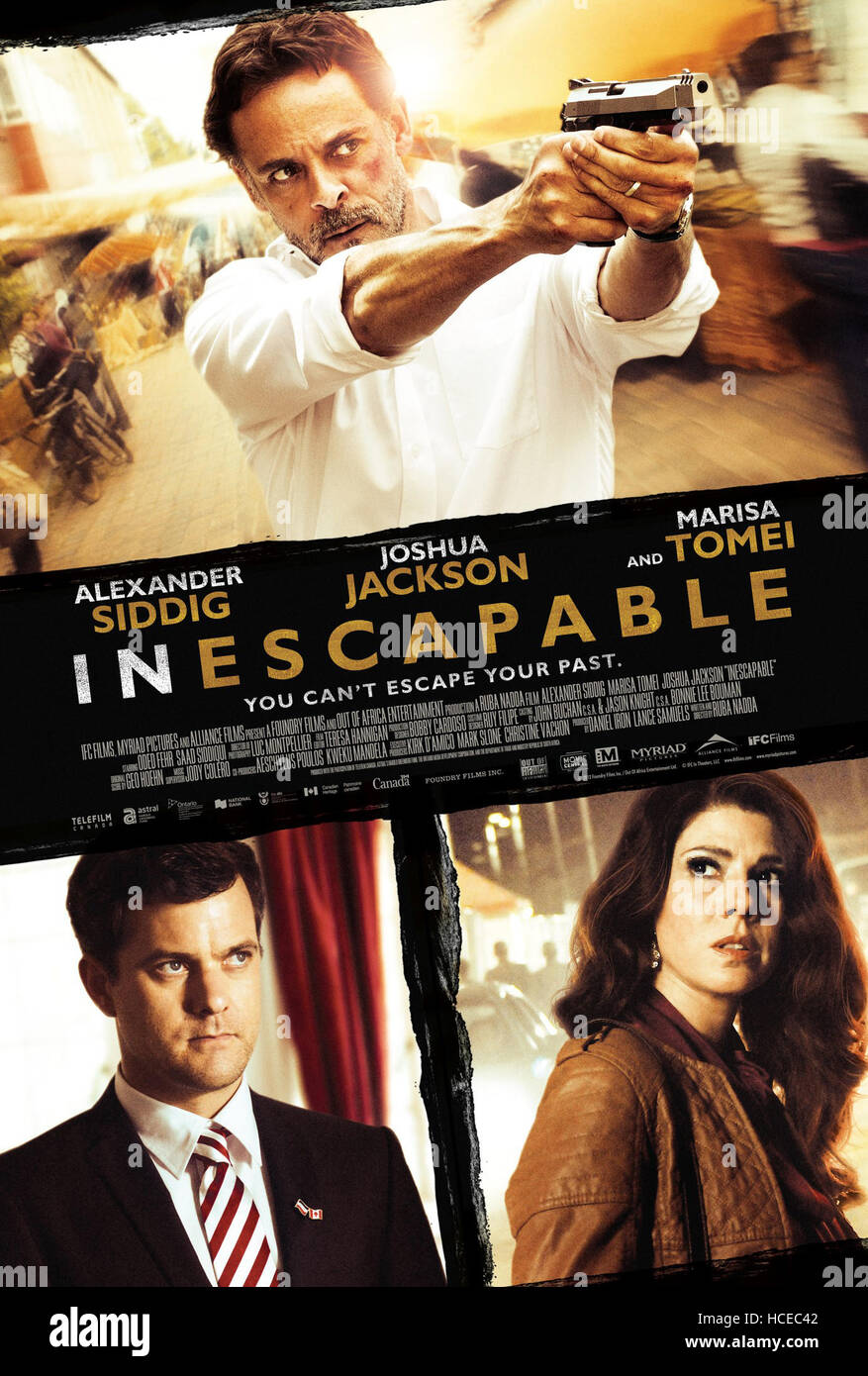 INESCAPABLE, US poster art, Alexander Siddig (top), bottom, from left ...