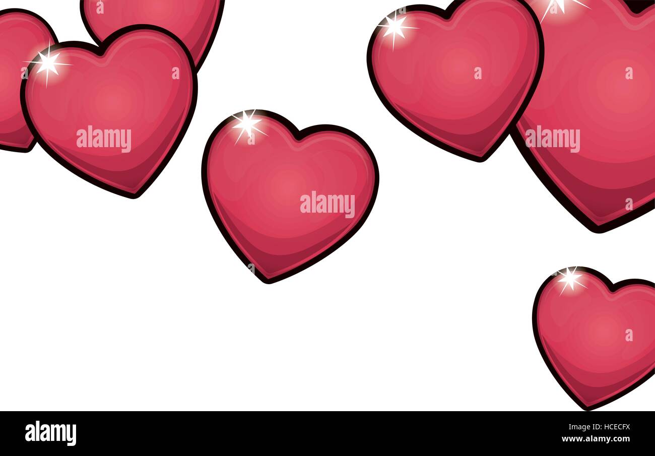 Isolated heart shape design Stock Vector Image & Art - Alamy