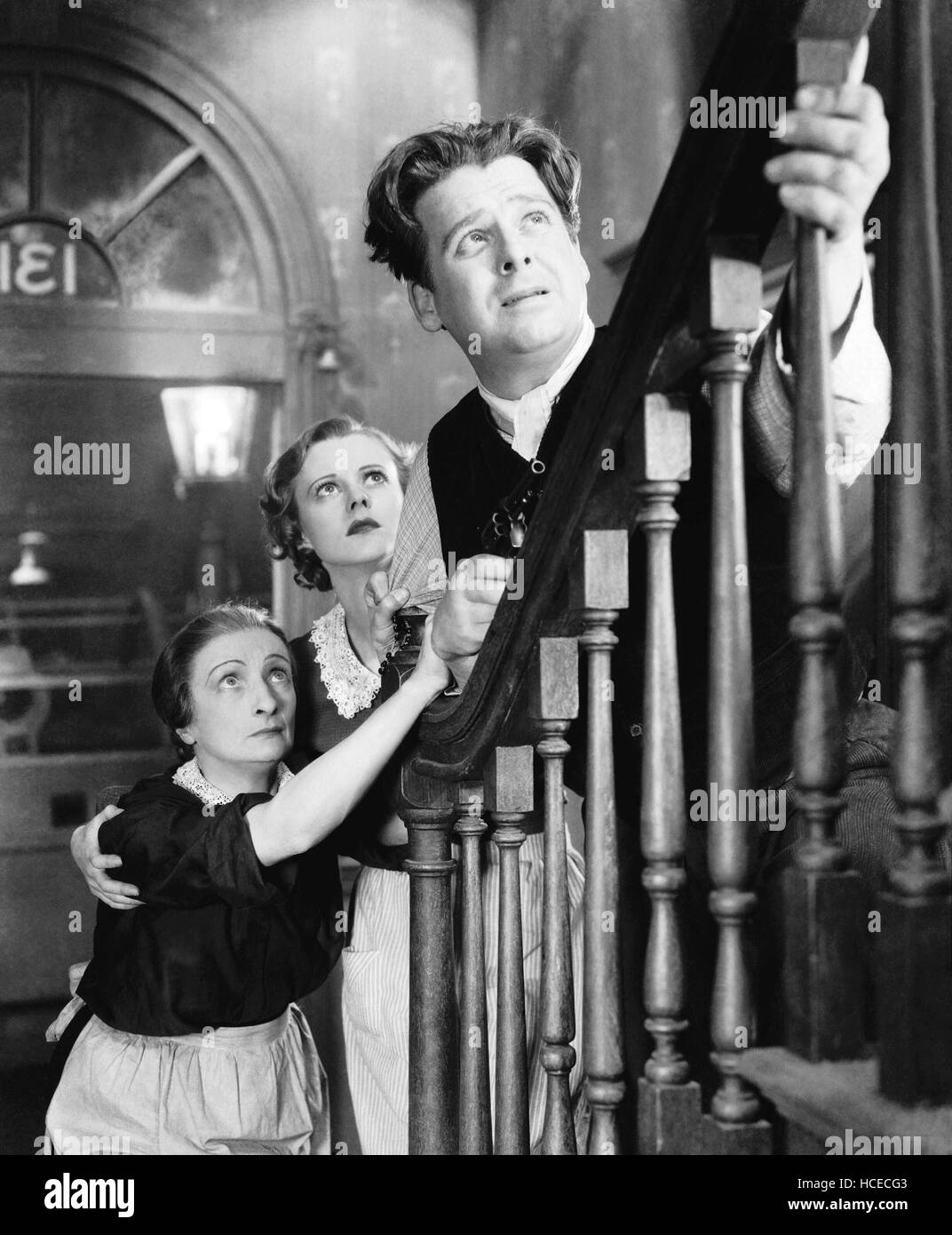 THE INFORMER, from left: Una O'Connor, Heather Angel, Wallace Ford ...